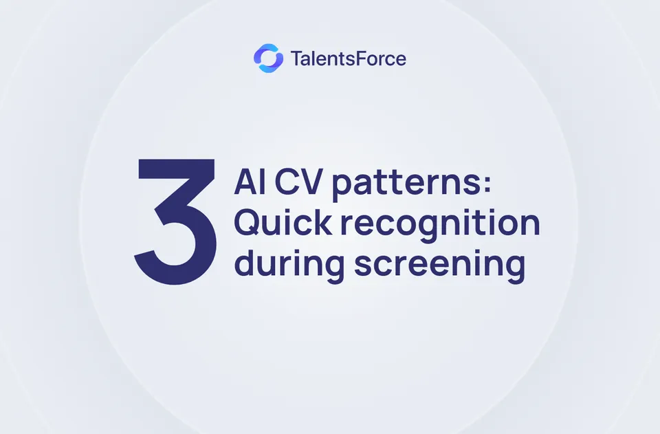 AI CV screening patterns quick recognition guide